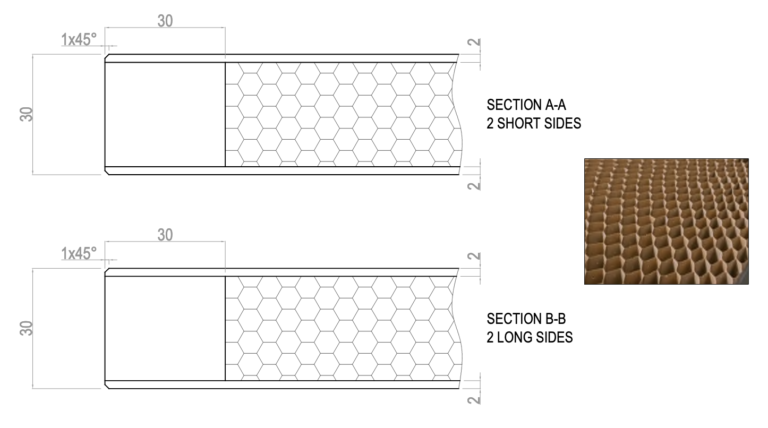 Lightweight honeycomb panels - Walter Aresca
